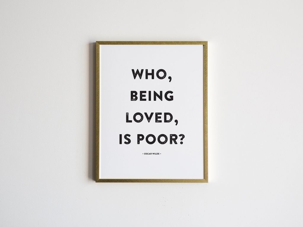 Who Being Loved Is Poor: The Pain Of Love'S Poverty